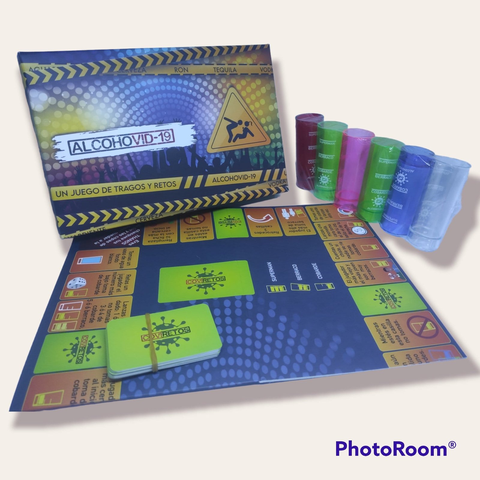 Alcohovid-19 Juego de shots - Juegos de mesa y juguetes