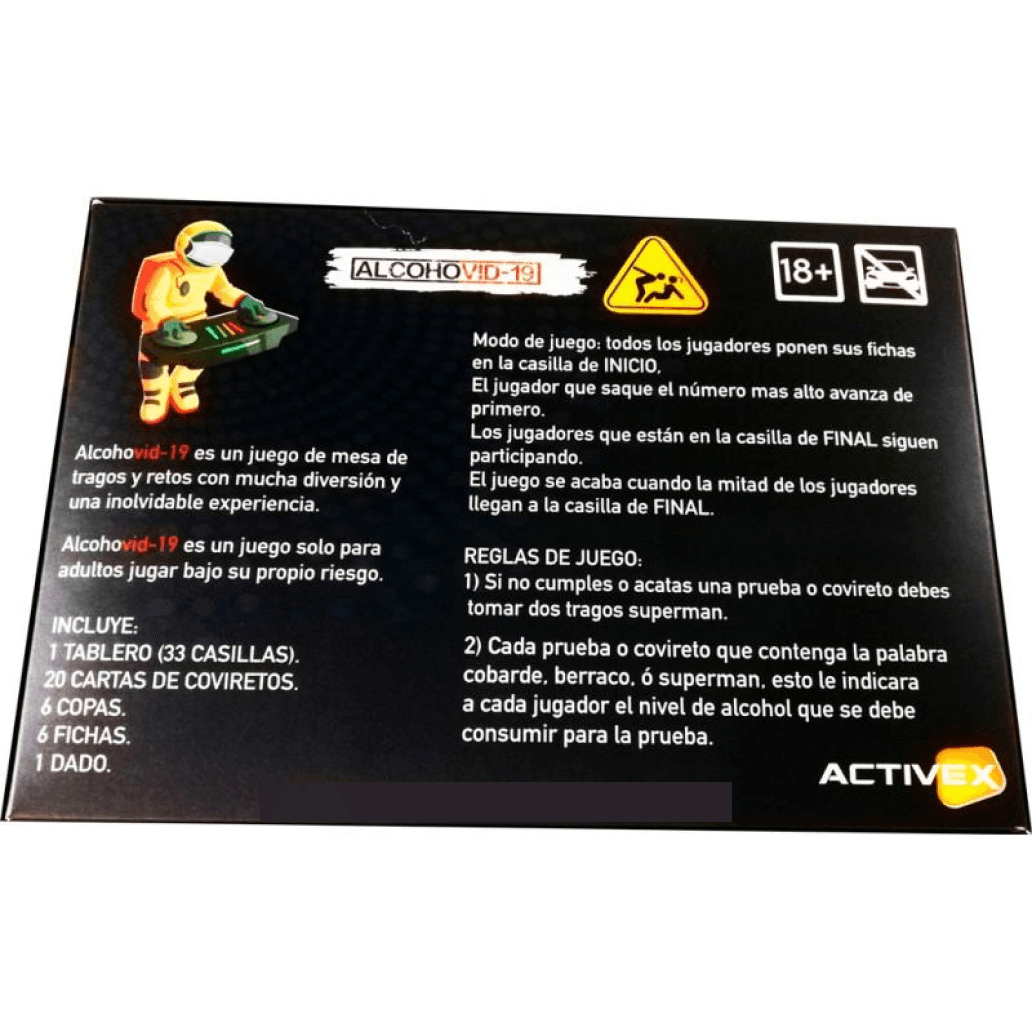 Alcohovid-19 Juego de shots - Juegos de mesa y juguetes